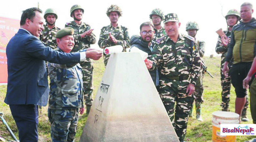 झापाबाट सीमास्तम्भ मर्मत सुरु | Bishal Nepal | Nepali Online News Portal
